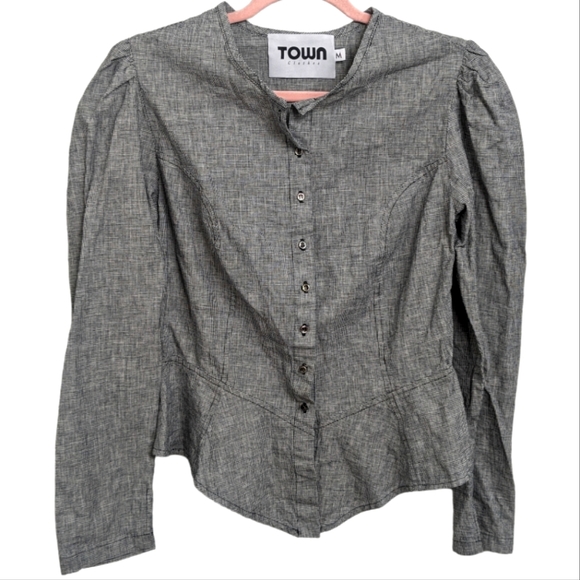 Town Clothes | Tops | Town Clothes Rosa Blouse In Onyx | Poshmark